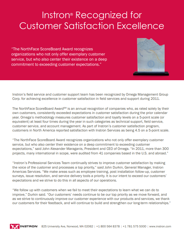 Press Releases Archives | Instron