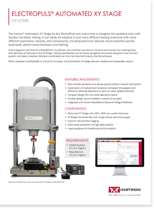 ElectroPuls Automated XY Stage | Instron