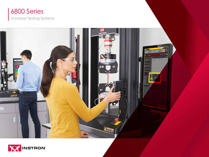 6800 Series Universal Testing Systems Brochure | Instron