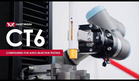 CT6 Cobot Configured for Auto-Injector Testing