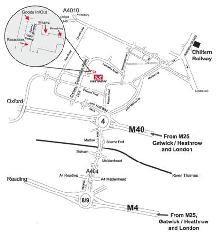 High Wycombe Location Directions | Instron