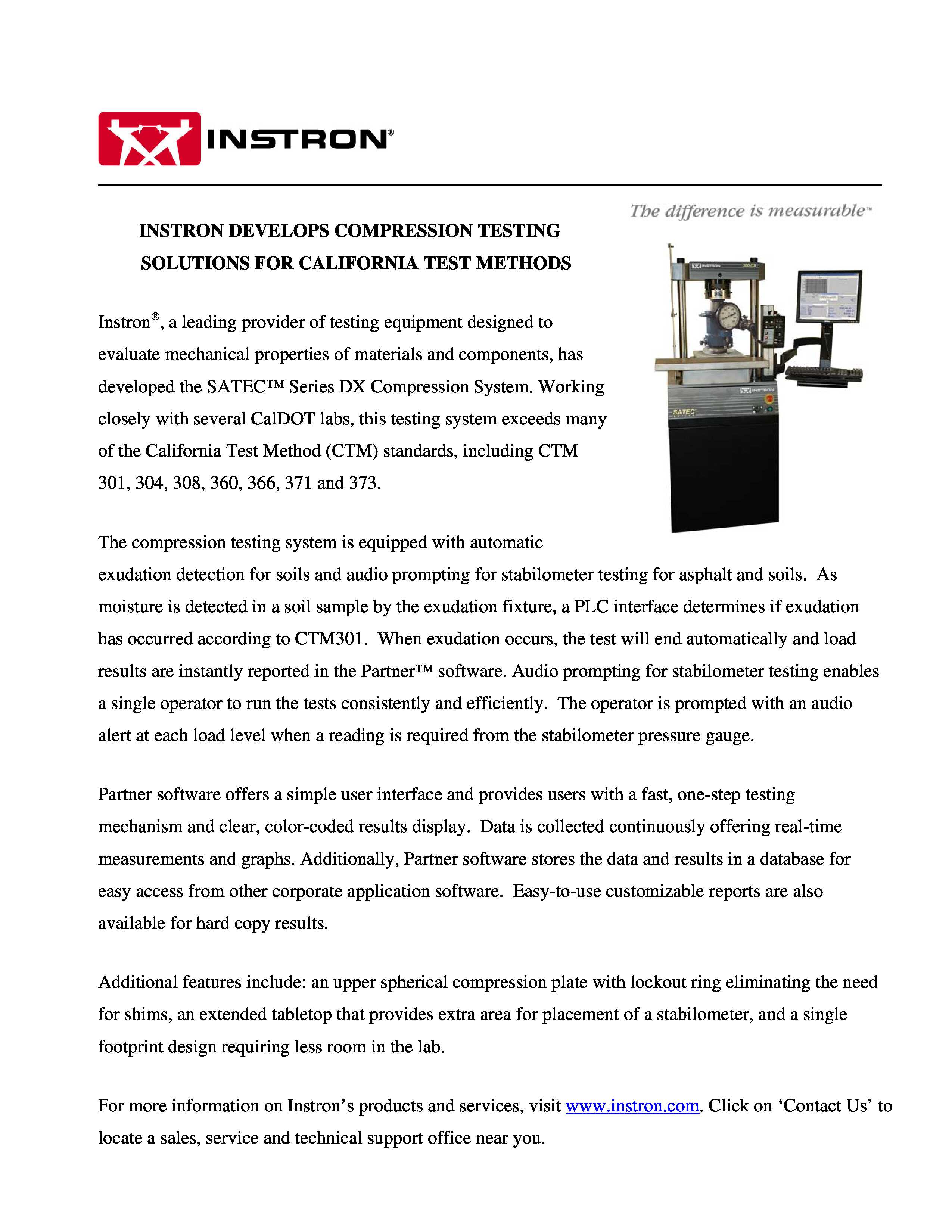 Press Releases Archives | Instron