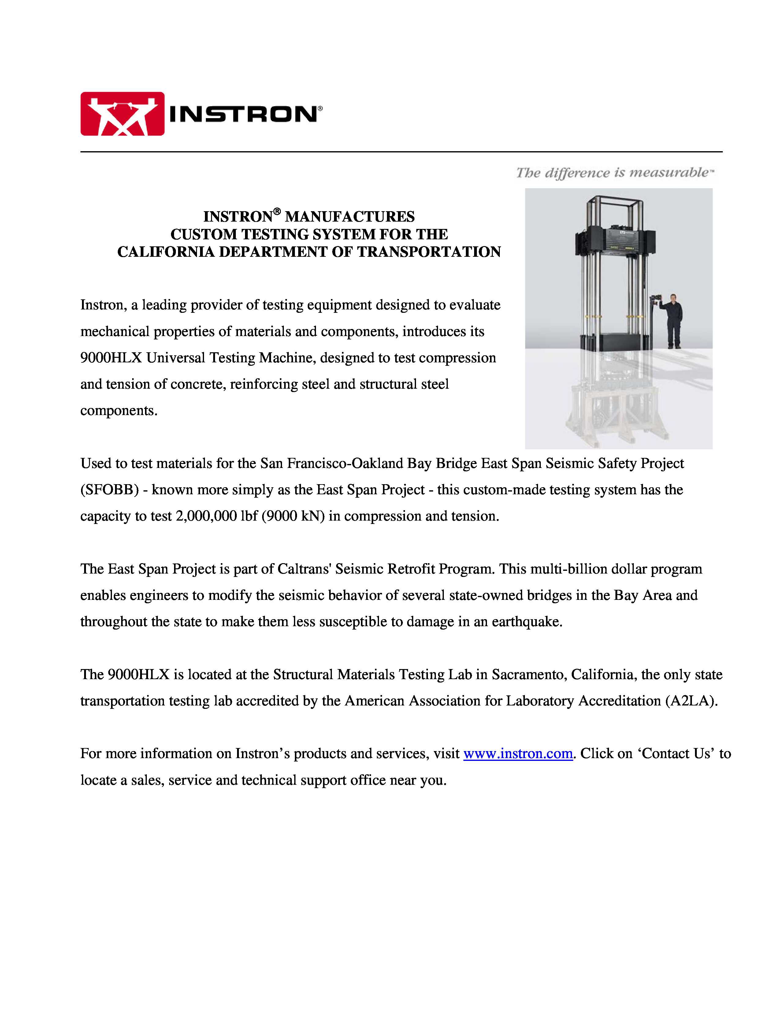 Press Releases Archives | Instron