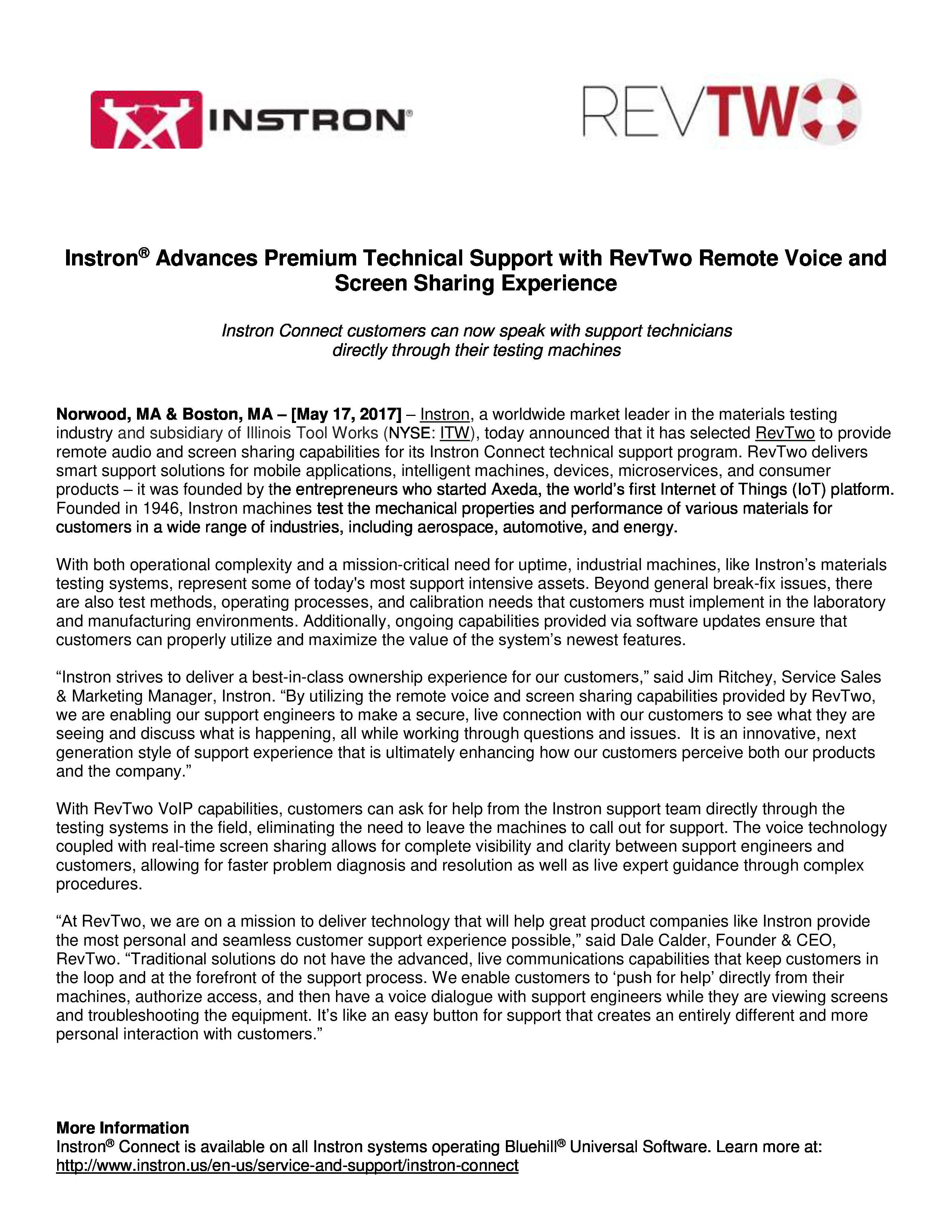 Press Releases Archives | Instron