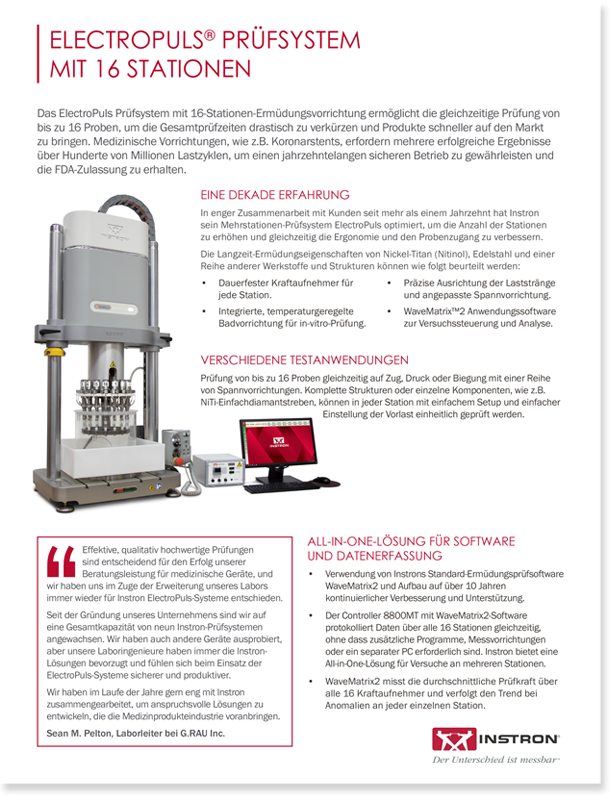 ElectroPuls Automated XY Stage | Instron