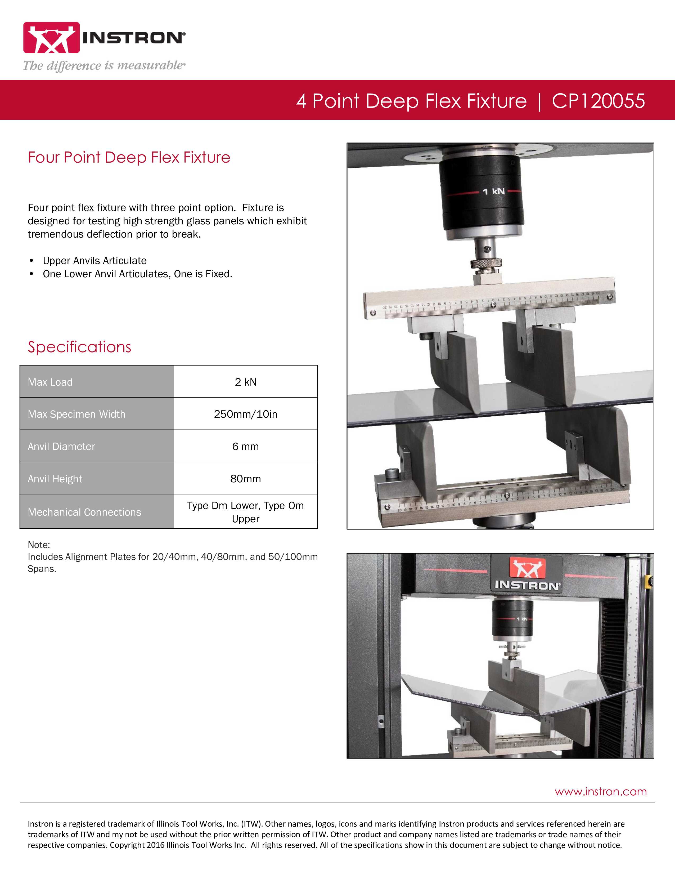 4 Point Deep Flex Fixture | CP120055 | Instron