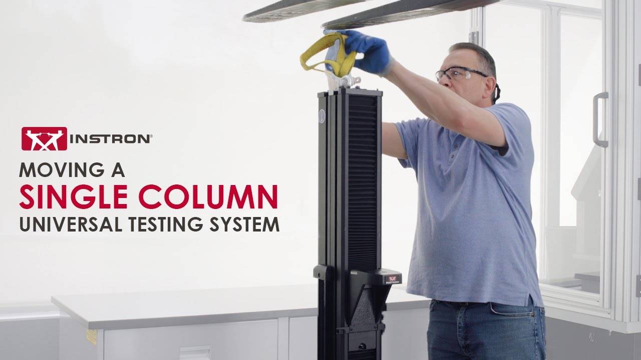 Moving an Instron Single Column Universal Testing System | Instron