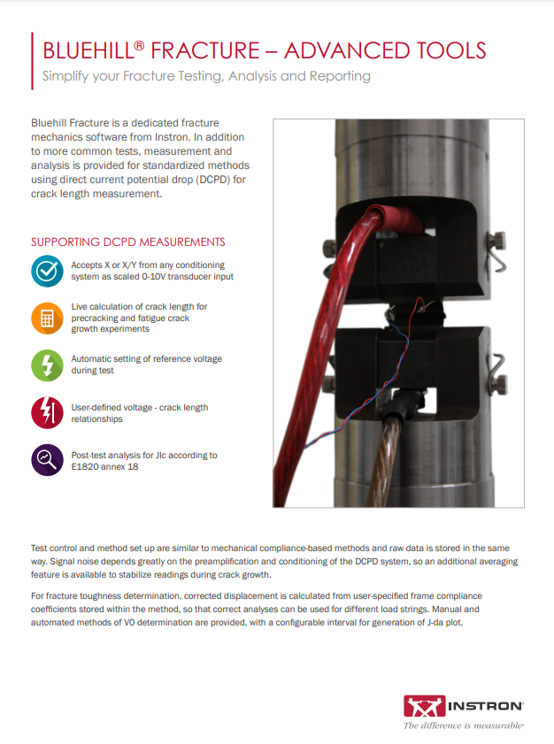 Bluehill Fracture Advanced Tools | Instron